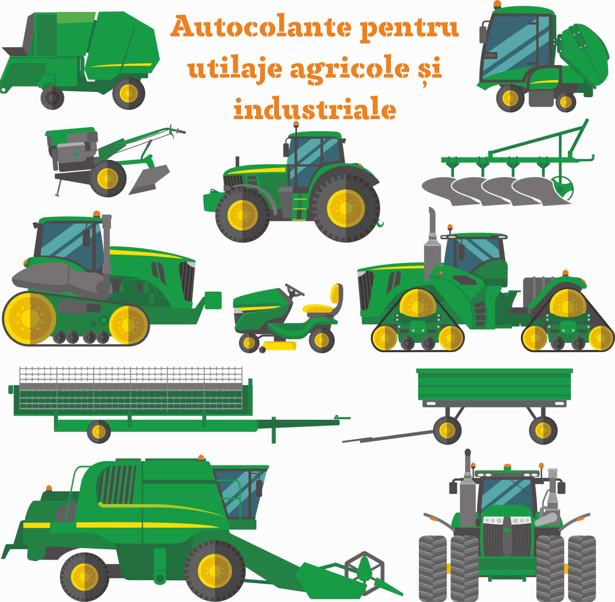 Autocolante Utilaje Agricole – PaizoMat